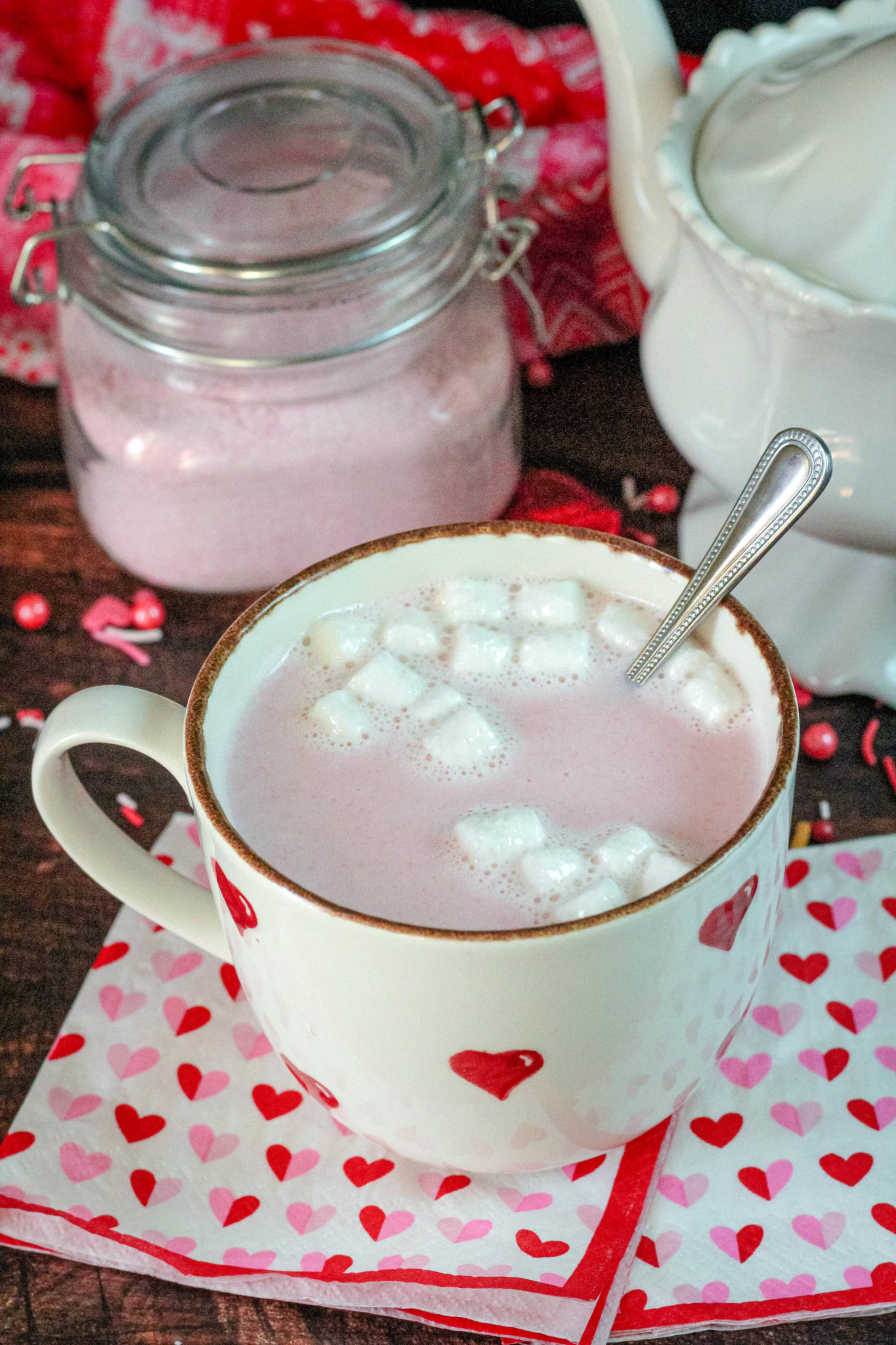 Pink Hot Cocoa Mix - Baked Broiled and Basted