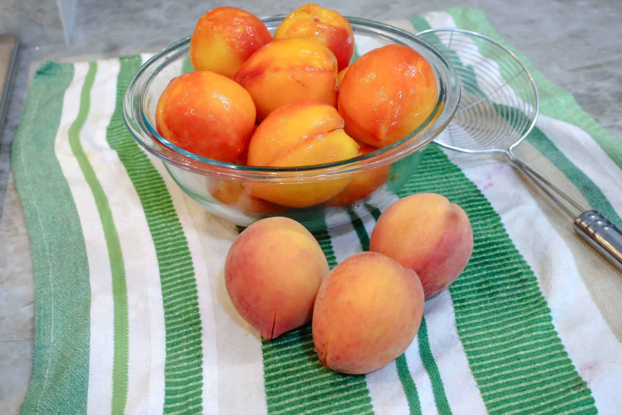 How to Peel a Peach - Baked Broiled and Basted