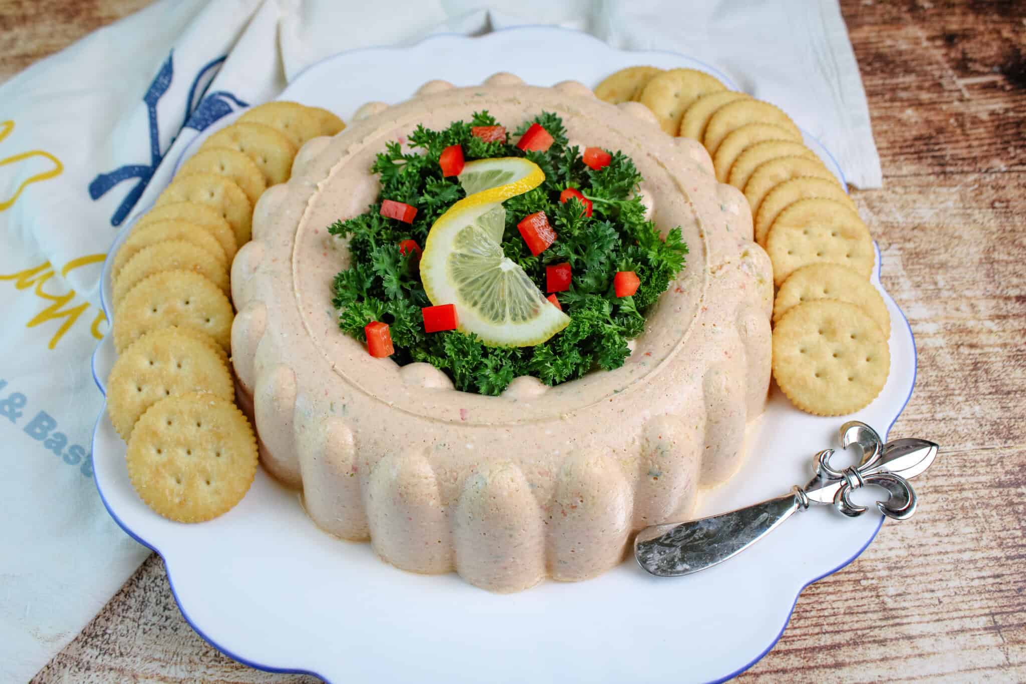 Louisiana Shrimp Mold - Baked Broiled and Basted