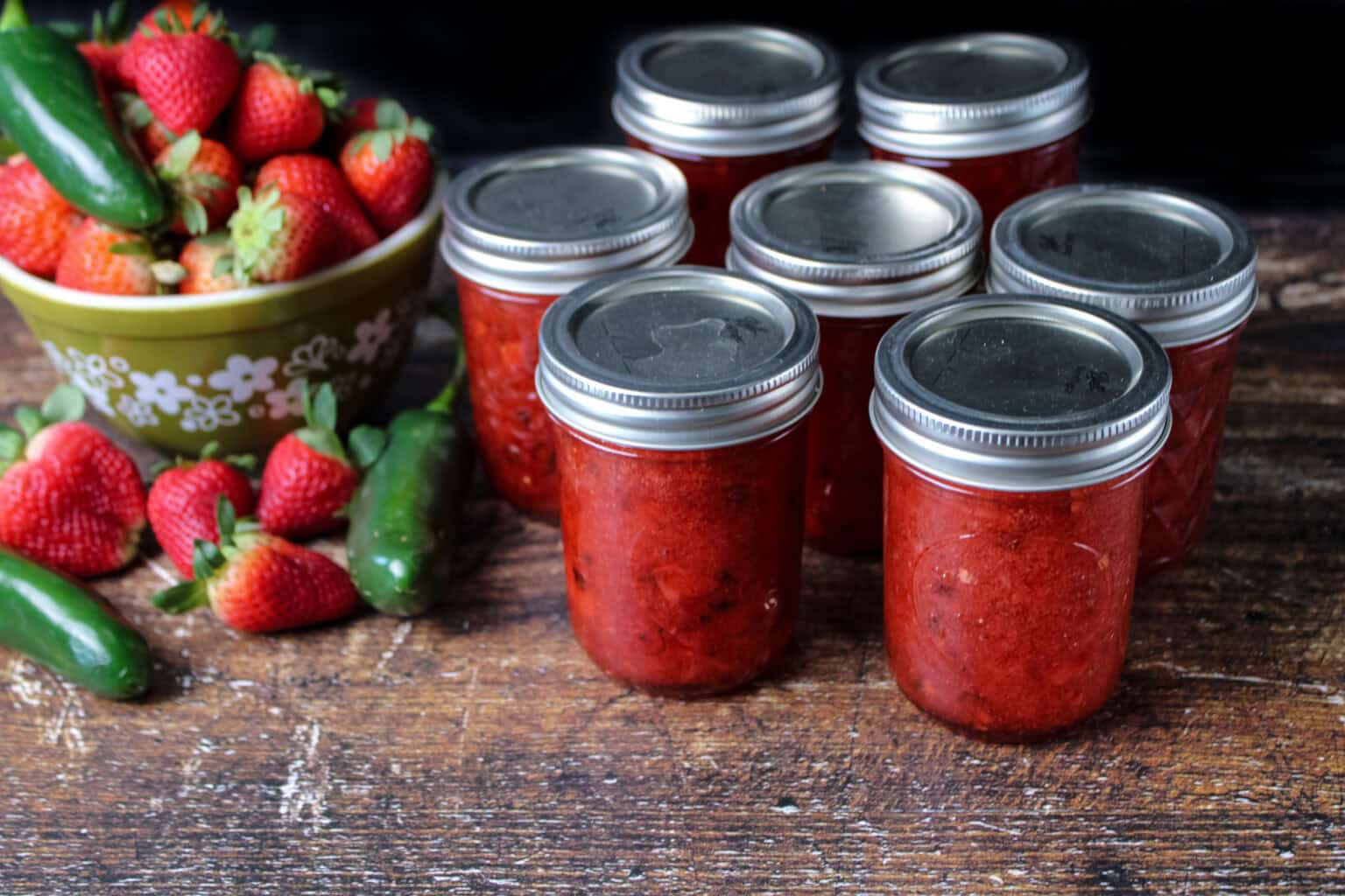 Sweet and Spicy Strawberry Jalapeño Jam - Baked Broiled and Basted
