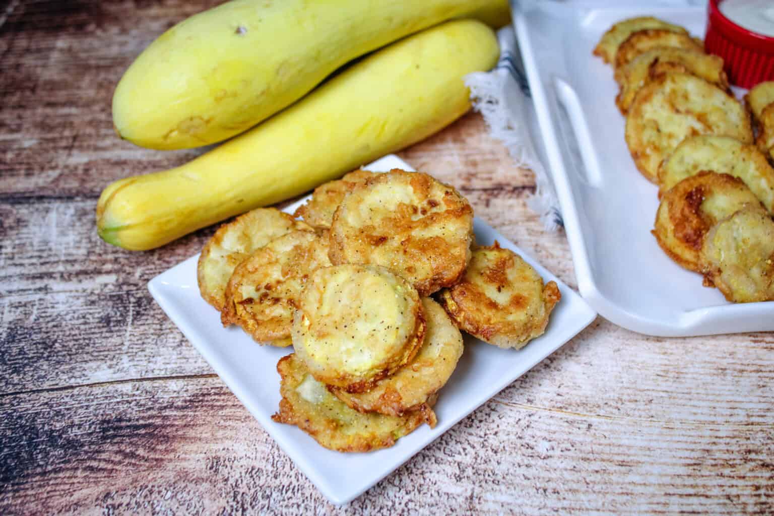 Southern Fried Yellow Squash - Baked Broiled and Basted