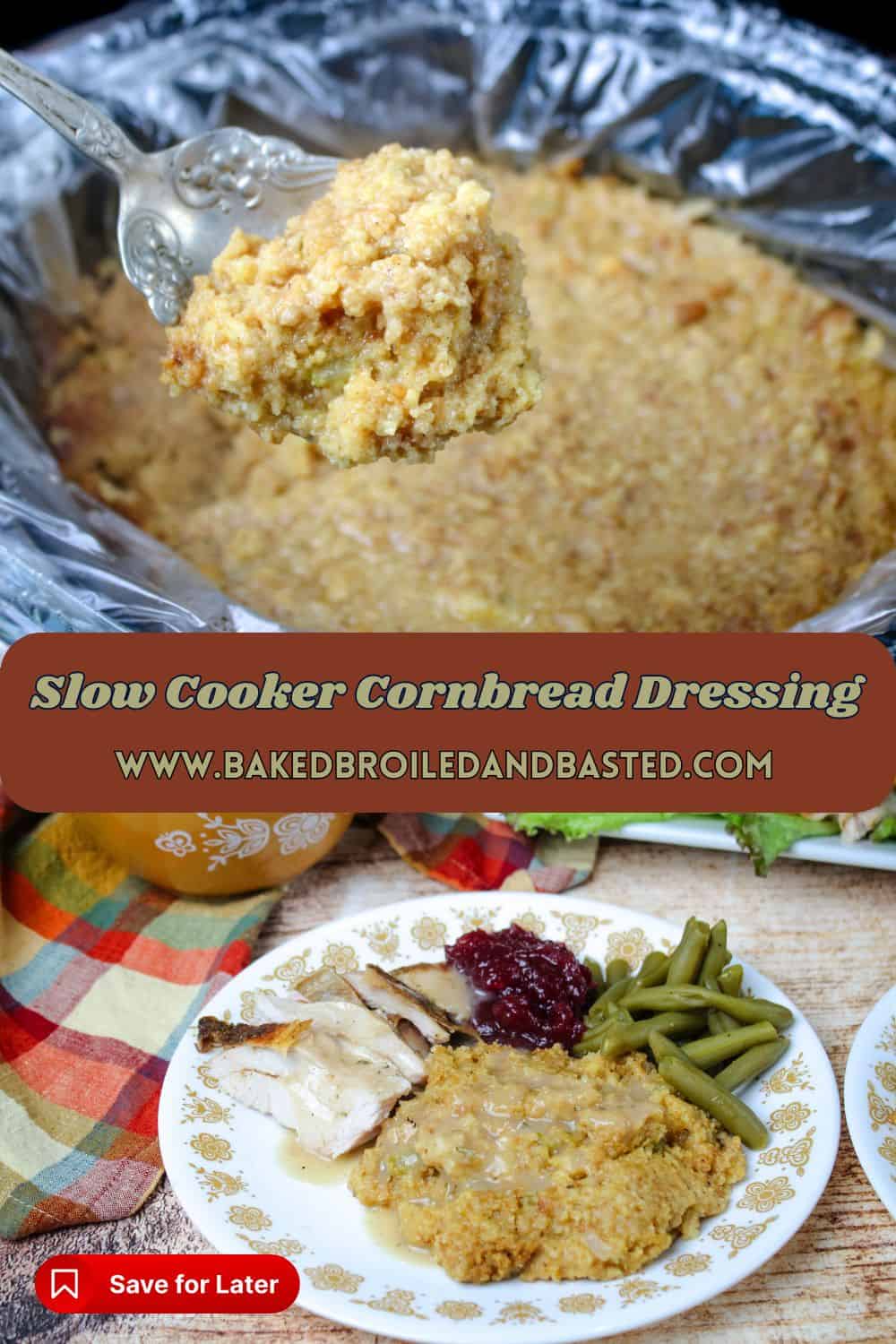 Slow Cooker Cornbread Dressing